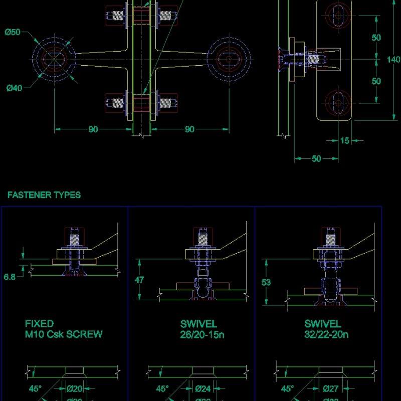 Detail Of Spiders DWG Detail for AutoCAD • Designs CAD