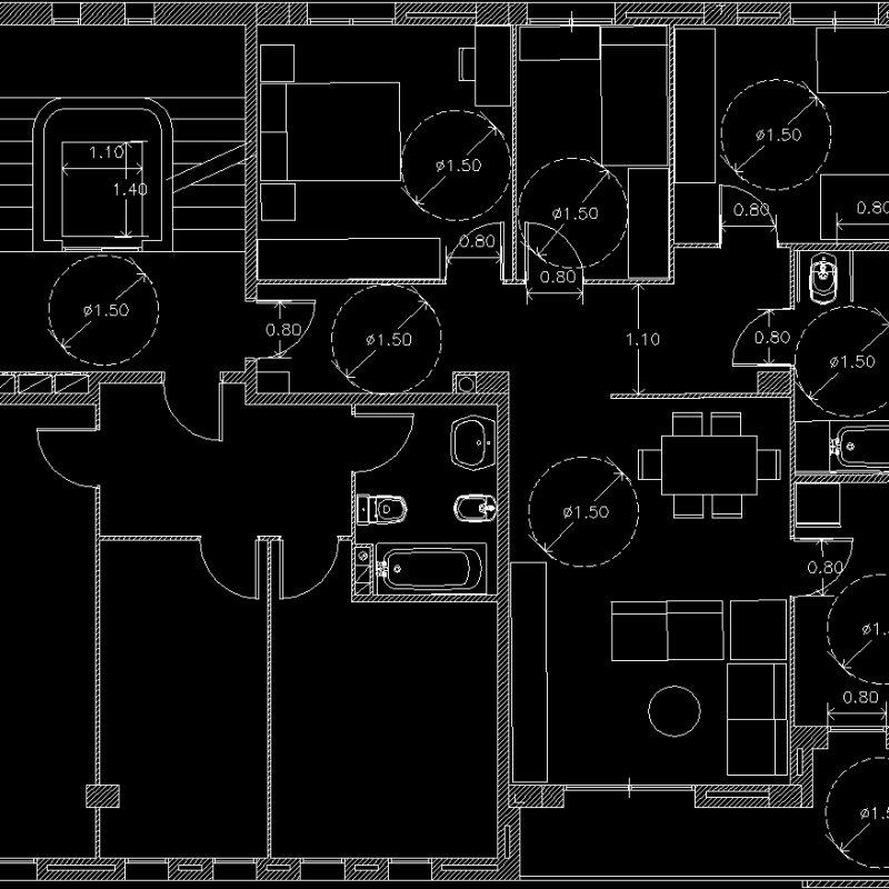 Details Circulation Disabled DWG Detail for AutoCAD • Designs CAD