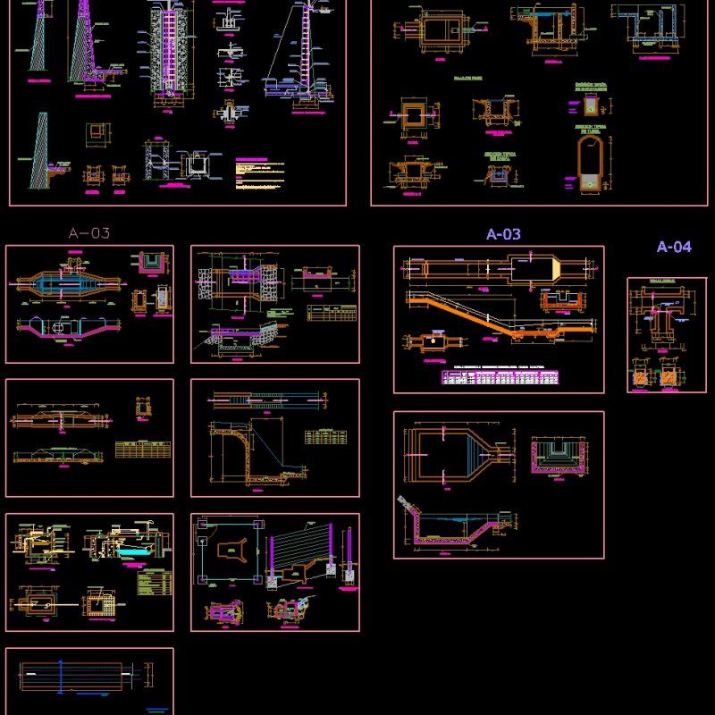 Details Hydraulic Works DWG Full Project for AutoCAD • Designs CAD