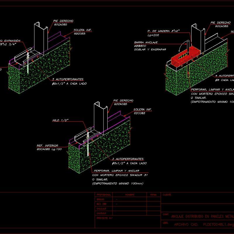 Details Metal DWG Detail for AutoCAD | DesignsCAD