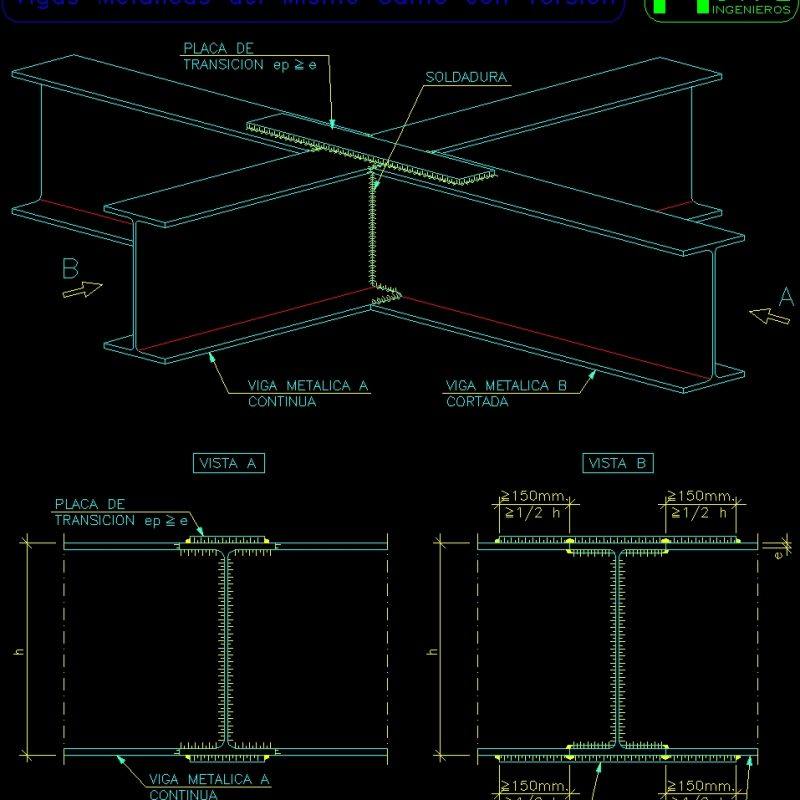 Details Metallic Structure Dwg Detail For Autocad • Designs Cad