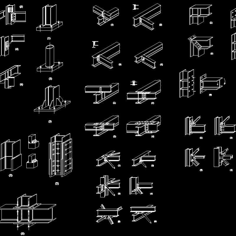 Details Of Connections DWG Full Project for AutoCAD • Designs CAD