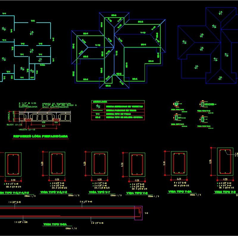 Details Of Slabs DWG Detail for AutoCAD • Designs CAD