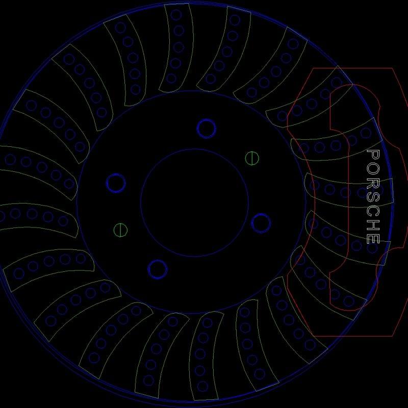 Disc Brake DWG Block for AutoCAD • Designs CAD