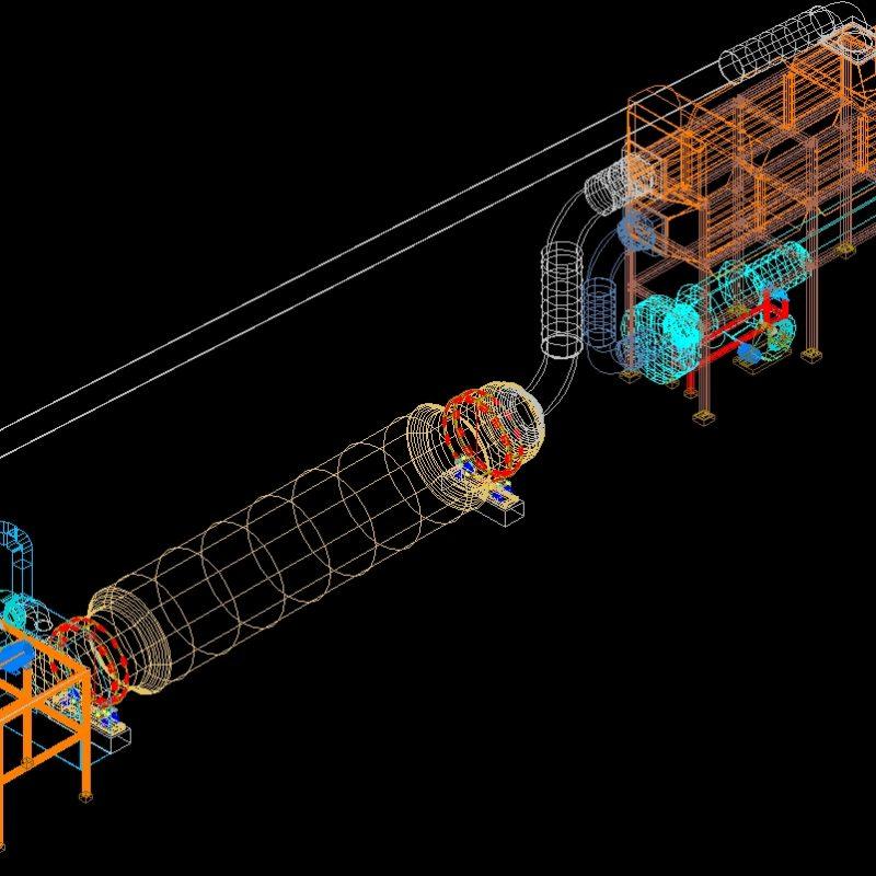 Drying System With Hot Air DWG Block for AutoCAD • Designs CAD
