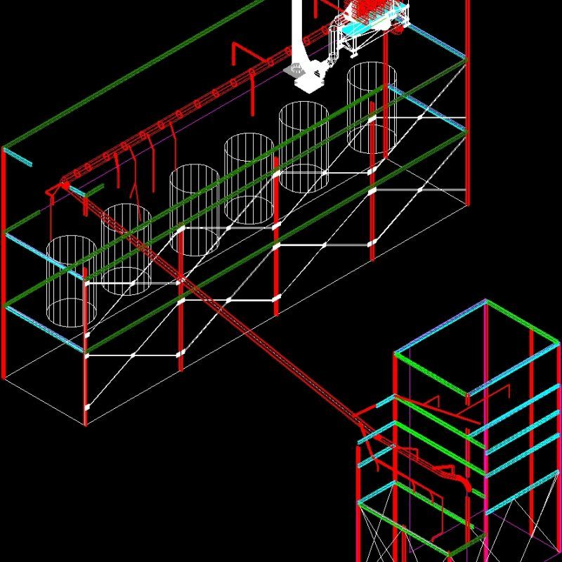 Dust Collector 3D DWG Model for AutoCAD • Designs CAD