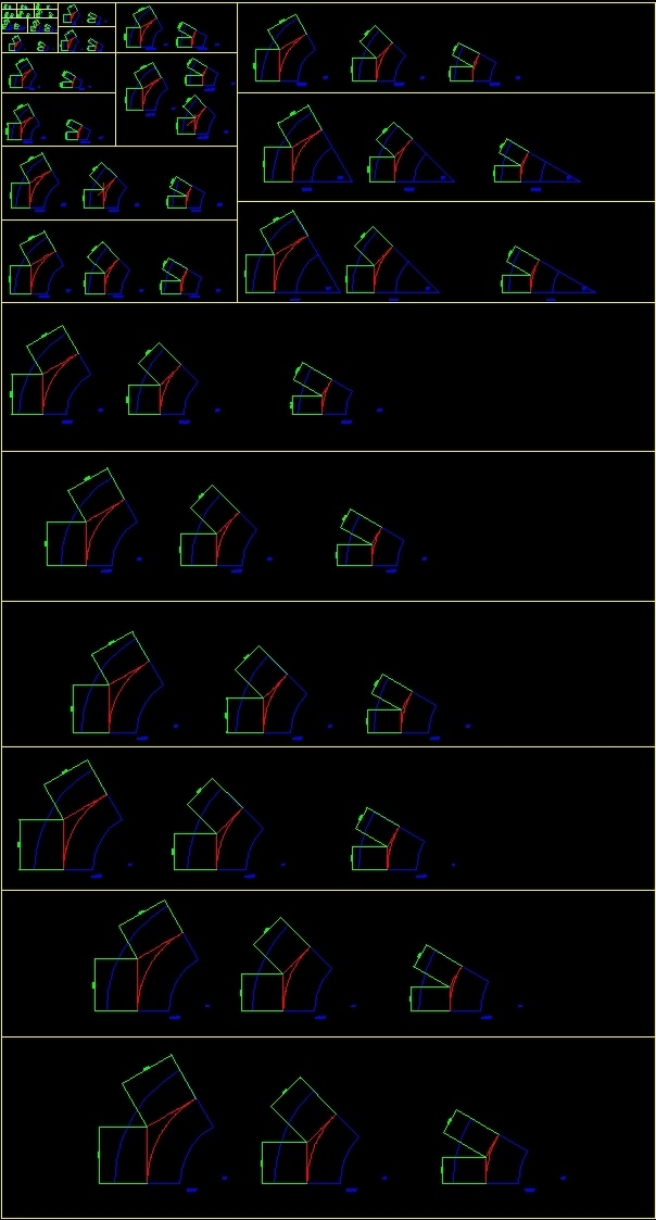 Elbows 30-45-60 In Norm 3 DWG Block for AutoCAD • Designs CAD