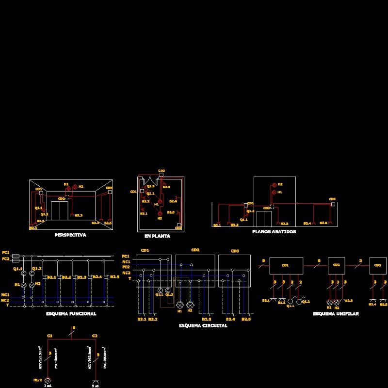 Electric Installations DWG Block for AutoCAD • Designs CAD