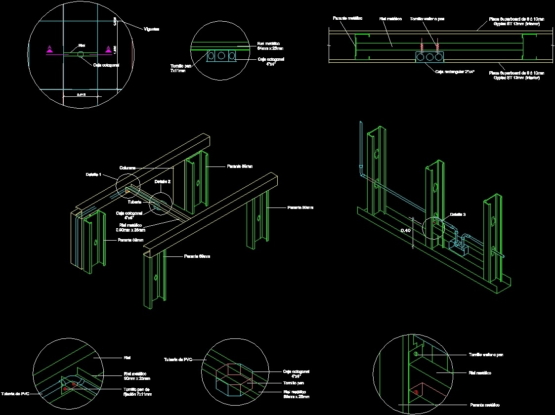 Electric Installations In Panels DWG Detail for AutoCAD • Designs CAD