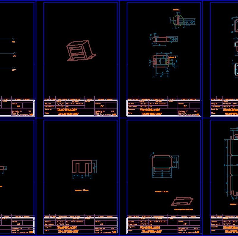 Electric Transformer DWG Block for AutoCAD • Designs CAD