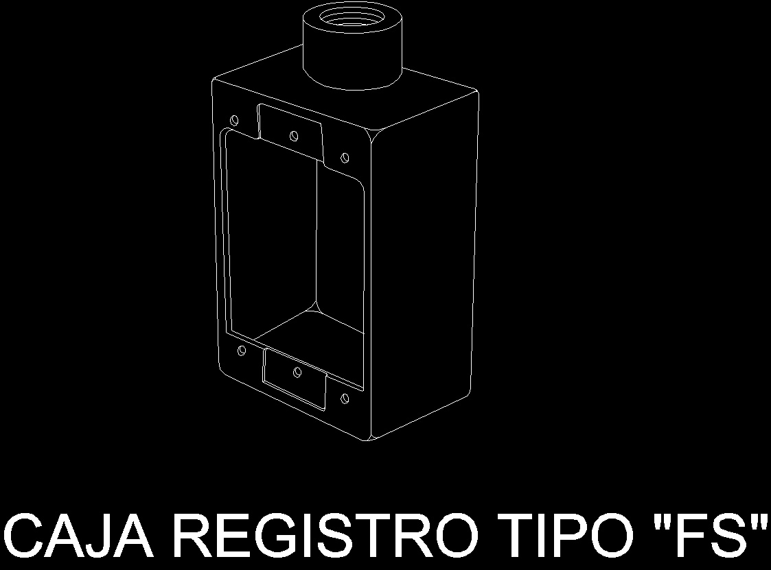 Electrical Connection Box Type Fs 2D DWG Full Project for AutoCAD ...