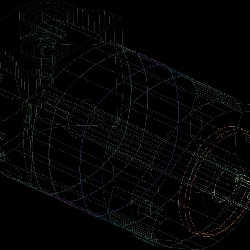 Electrical Engine 3D DWG Model for AutoCAD • Designs CAD