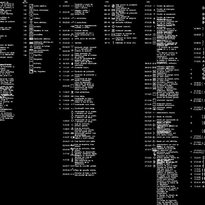Electrical Simbology Full DWG Block for AutoCAD • Designs CAD