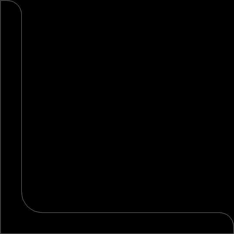 Equal Leg Angle DWG Block for AutoCAD • Designs CAD