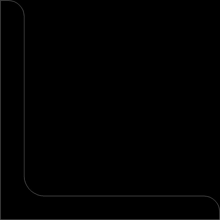Equal Leg Angle DWG Block for AutoCAD • Designs CAD