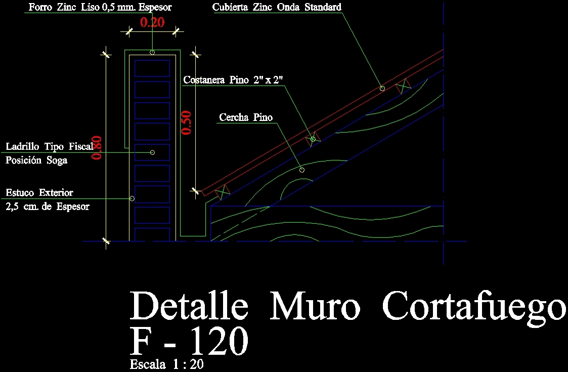 Firewall DWG Block For AutoCAD Designs CAD