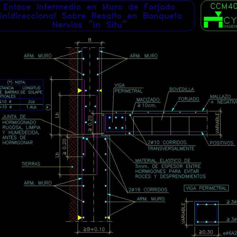Foundation Wall Detail Cad