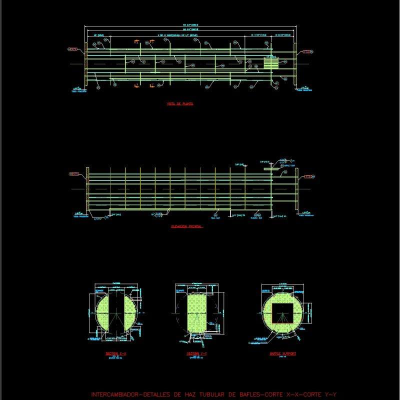Heat Exchanger DWG Section for AutoCAD • Designs CAD