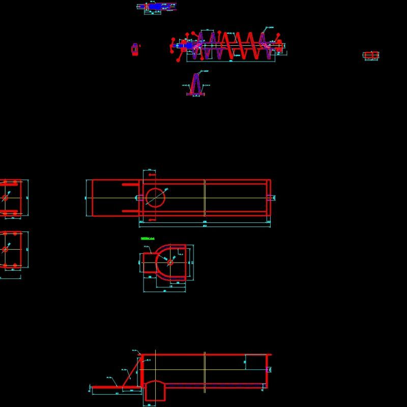 Heating Screw DWG Block for AutoCAD • Designs CAD