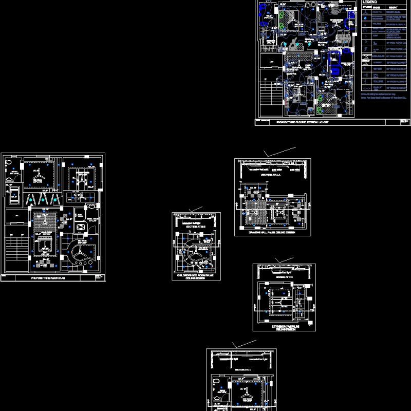 House Design False Ceiling DWG Block for AutoCAD • Designs CAD