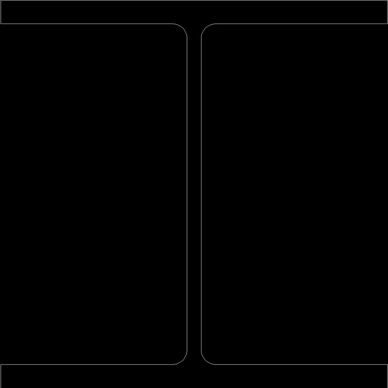 I Beams In Profile DWG Block for AutoCAD • Designs CAD