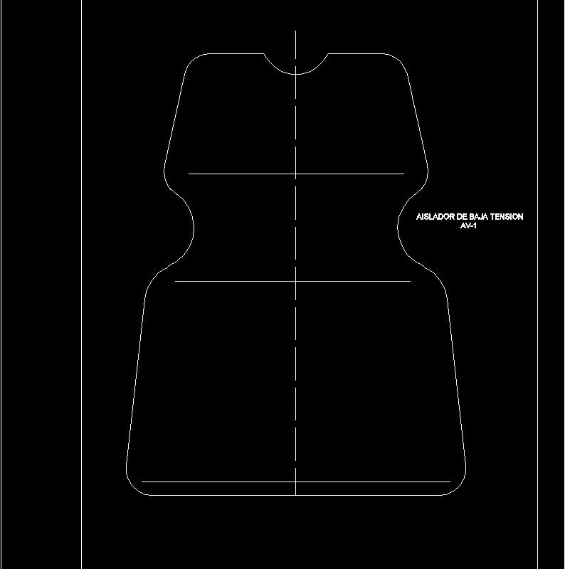 Insulator DWG Block for AutoCAD • Designs CAD