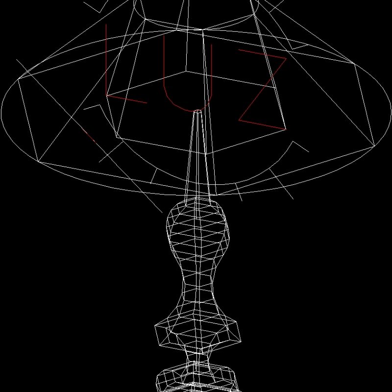 Lamp 3D DWG Model for AutoCAD • Designs CAD