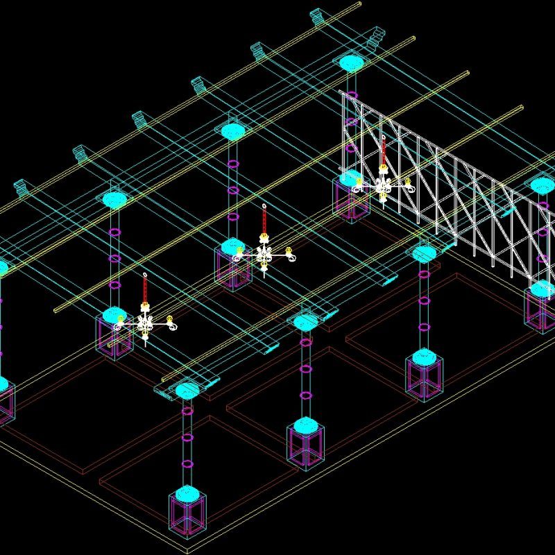 Lattice Frame 3D DWG Model for AutoCAD • Designs CAD