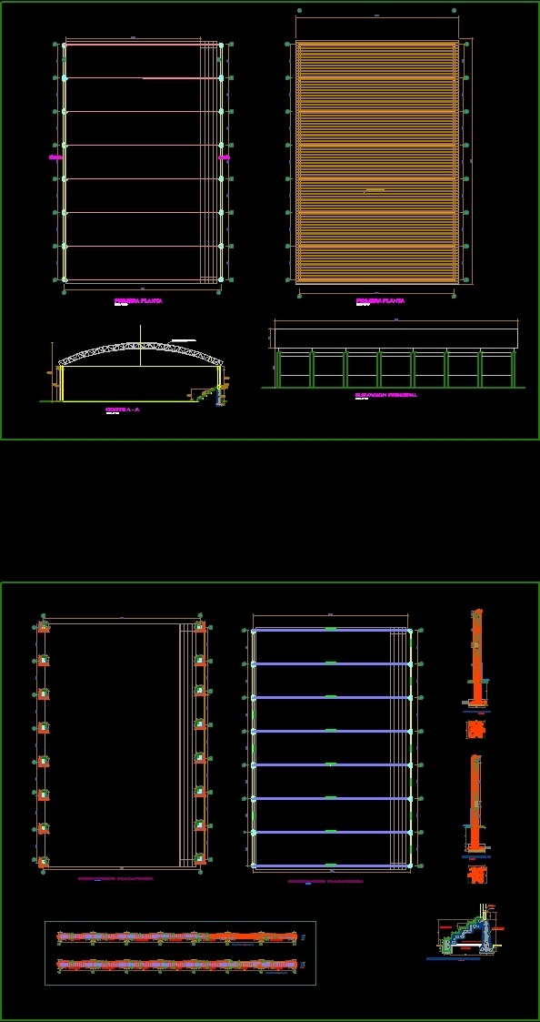 Lightweight Roof For A School DWG Block for AutoCAD • Designs CAD
