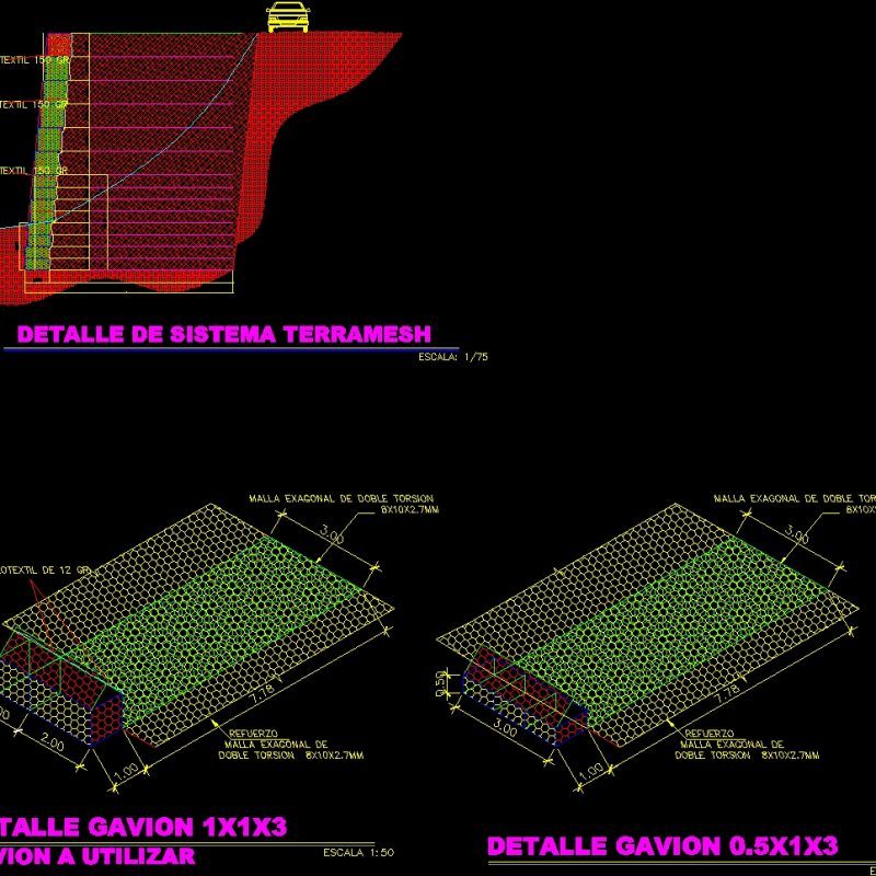 Masonry Containment DWG Block for AutoCAD • Designs CAD