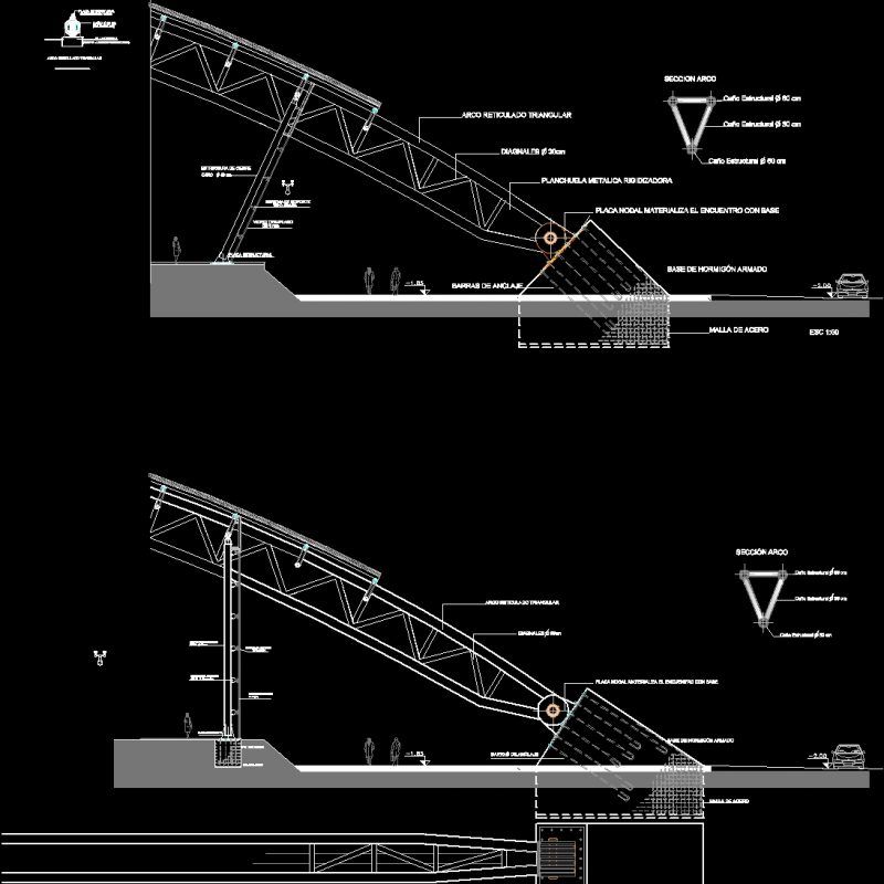 Metal Arc - 2D DWG Detail for AutoCAD • Designs CAD