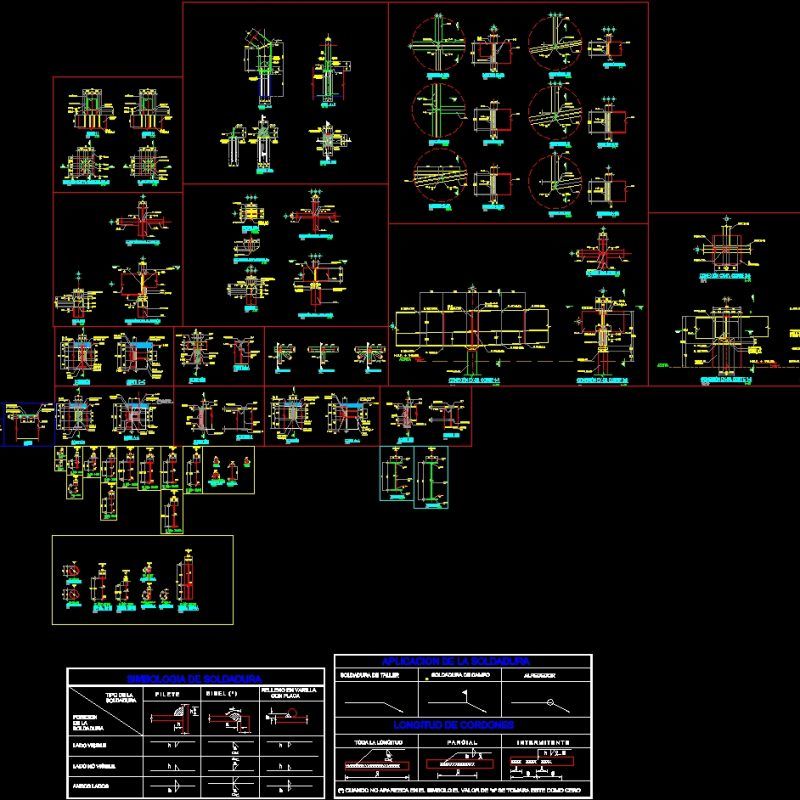 Metal Connections DWG Detail for AutoCAD • Designs CAD
