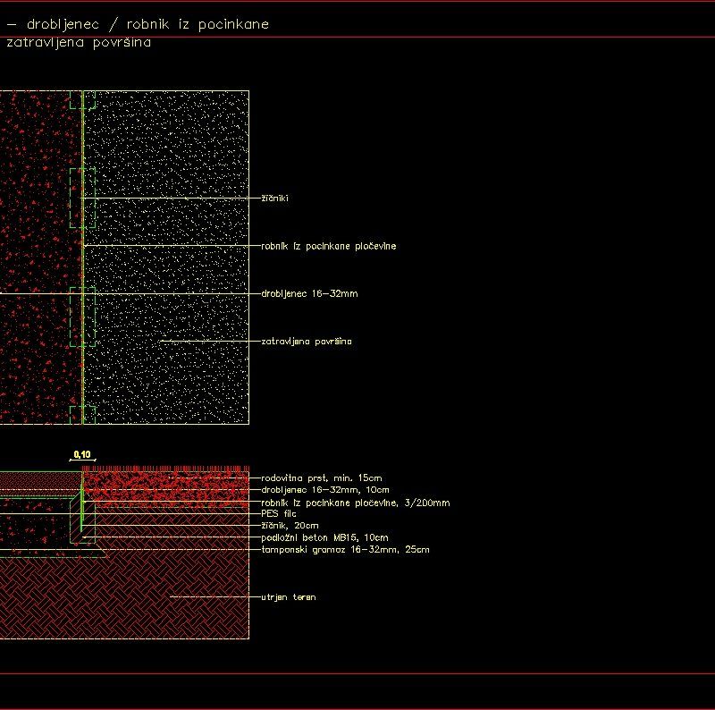 Metal Edge Detail DWG Detail for AutoCAD • Designs CAD
