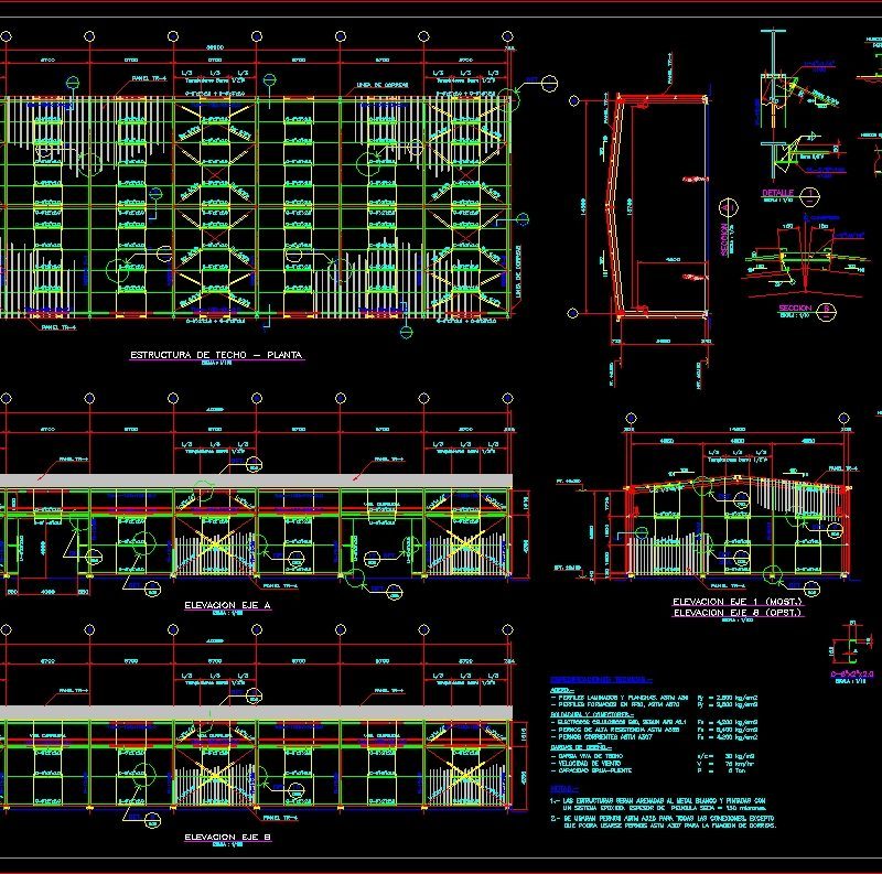 Metal Structure DWG Block for AutoCAD • Designs CAD