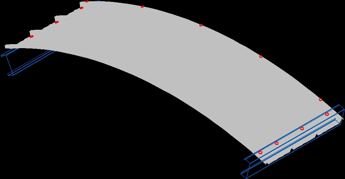 Panel Tr - Four Curved 3D DWG Detail for AutoCAD • Designs CAD
