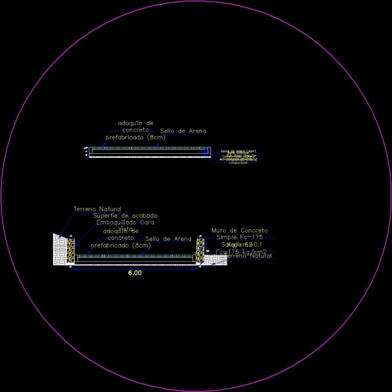 Paving Stone DWG Section for AutoCAD • Designs CAD