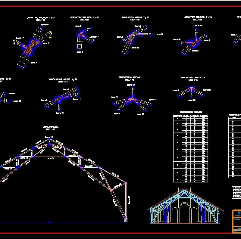Plano Church Portico DWG Block for AutoCAD • Designs CAD