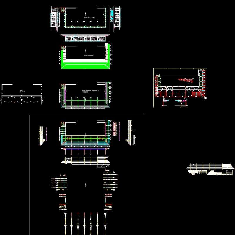 Plate Glass Canopy - Retail Store DWG Detail for AutoCAD • Designs CAD