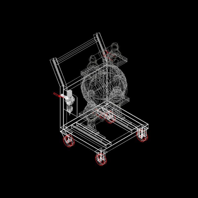 Pneumatic Pump DWG Block for AutoCAD • Designs CAD