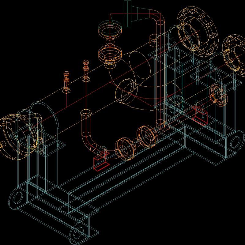 Portable Trap Raspers DWG Block for AutoCAD • Designs CAD