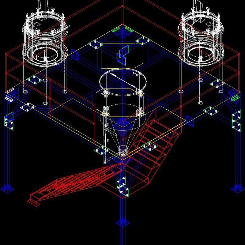 Processing Area 3D DWG Model for AutoCAD • Designs CAD
