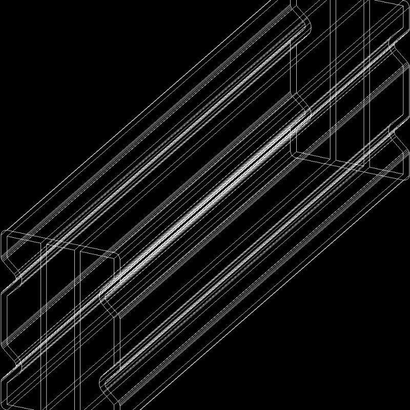 Profile Pvc DWG Block for AutoCAD • Designs CAD