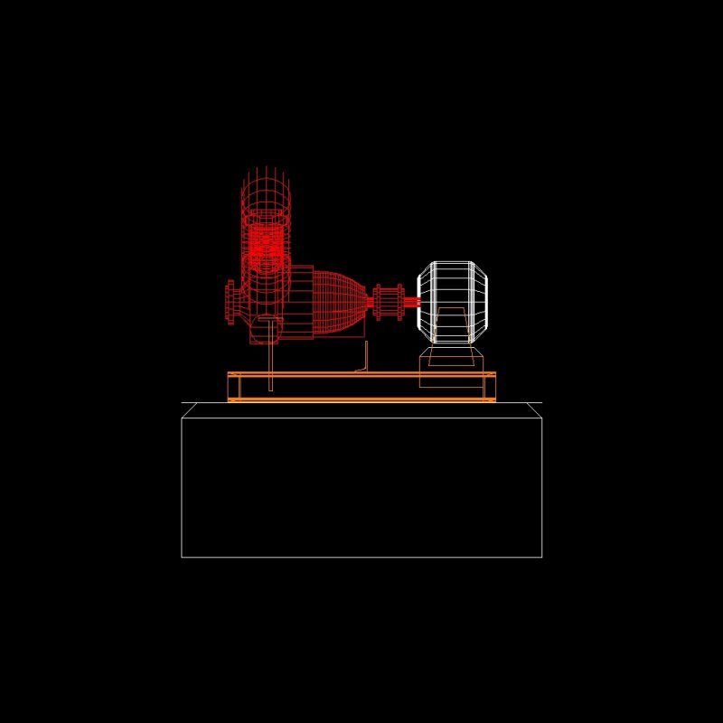 Pump 3D DWG Model for AutoCAD | DesignsCAD