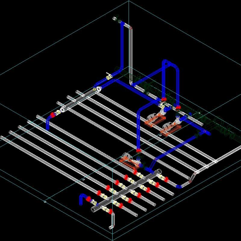 Pump Room - Isometric DWG Block for AutoCAD • Designs CAD