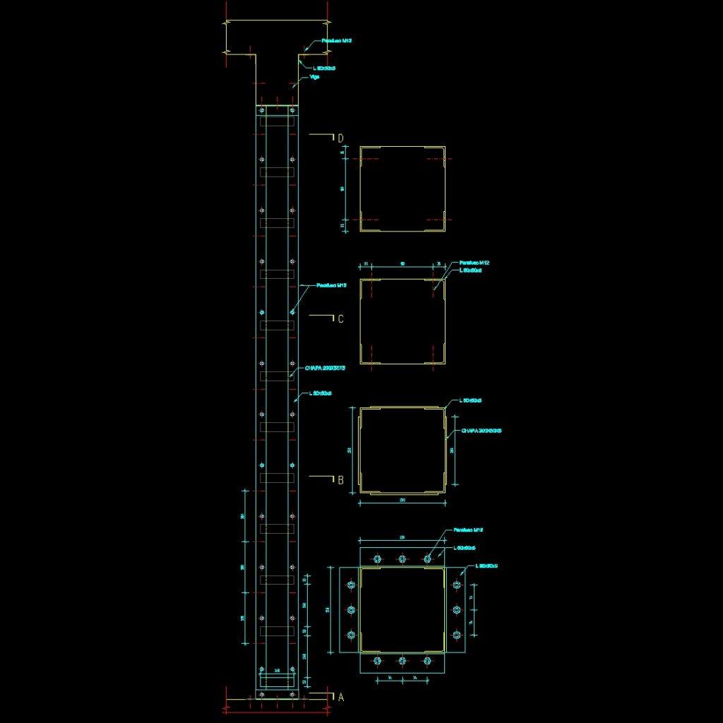 ReforÇO De Pilares DWG Block for AutoCAD • Designs CAD