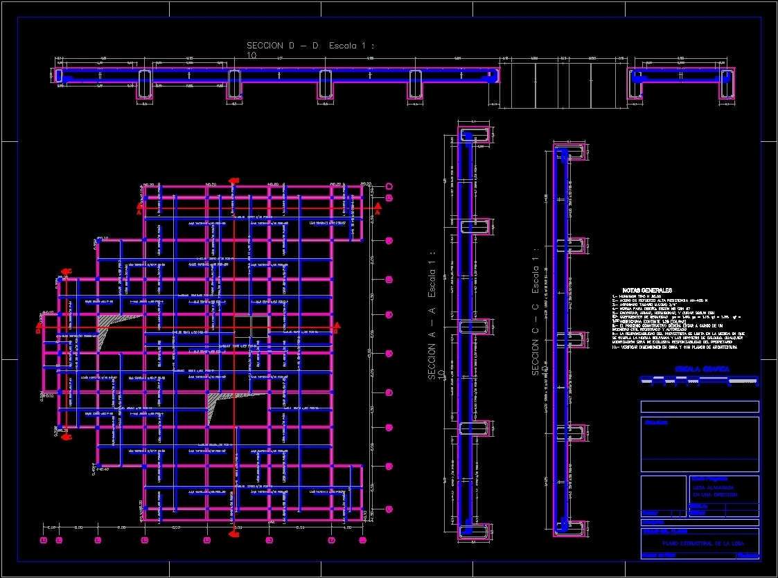 Two Way Slab Reinforcement Details Dwg Free Download - Design Talk