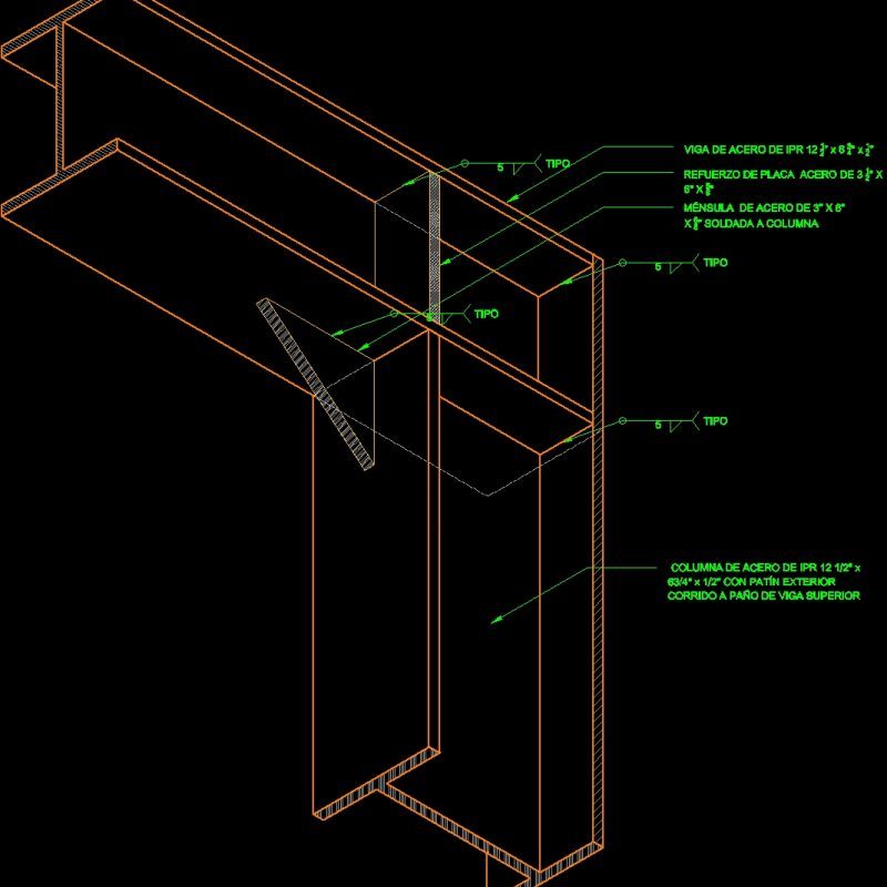 Reinforcement Detail And Union In Framework Structure DWG Detail for ...