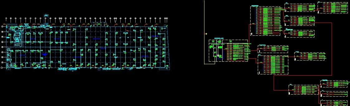Retail Store Electrical Installations DWG Block for AutoCAD • Designs CAD