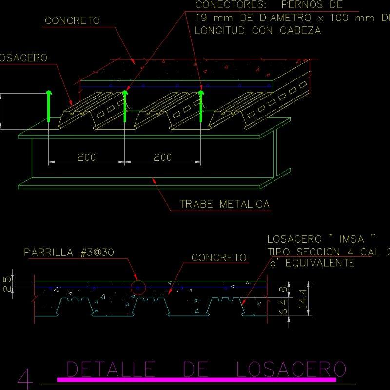 Ribbed Slab - Detail DWG Detail for AutoCAD • Designs CAD