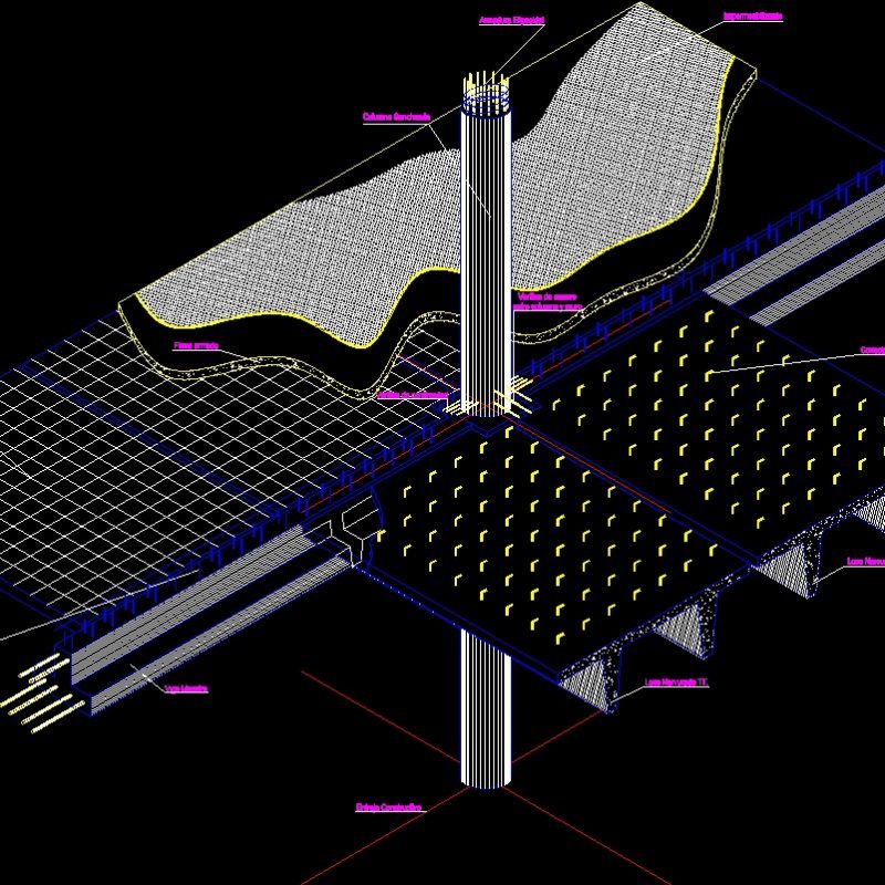 Ribbed Slab Ttisometric DWG Detail for AutoCAD • Designs CAD